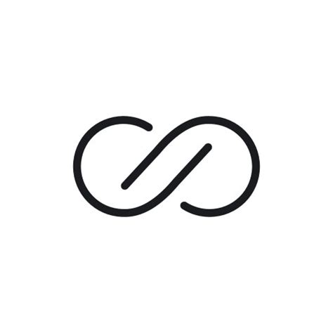 Infinity Icon Set Forever Infinite Loop Symbol Vector Image