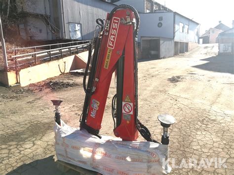 Kran Fassi Micro M30a12 Jönköping Klaravik Auktioner