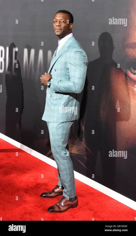 Hollywood California Usa 24th February 2020 Actor Aldis Hodge Attends
