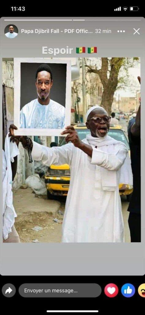 Pape Djibril Fall La Photo Qui Fait Polémique Sur Les Réseaux Sociaux