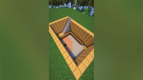 Minecraft How To Build Underground House In 1 Minute 😎 Shorts