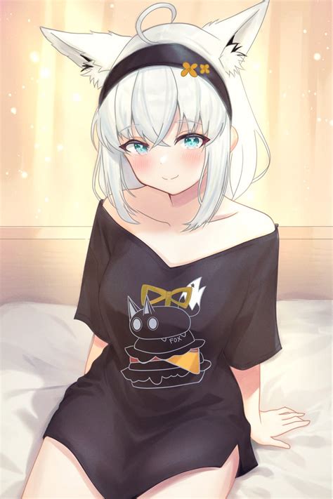 Shirakami Fubuki And Shirakami Fubuki Hololive Drawn By Yua666666