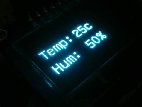 Arduino Oled Hygrometer And Thermometer Using Dht11 Electronics Lab