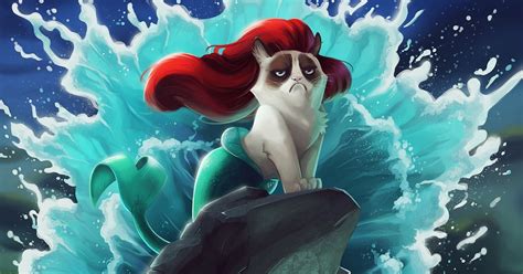 Grumpy Cat Disney Princesses Popsugar Love And Sex