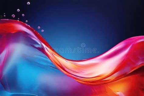 The Ai Image Generator 3d Rendering Of A Multi Colored Flowing Abstract Wavy Iridescent