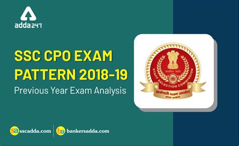 Ssc Cpo Exam Pattern Previous Year Exam Analysis