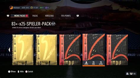 25x 83 PLAYER PACK FIFA 23 YouTube