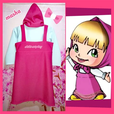 Masha And Bear Costume Cosplay Shopee Philippines