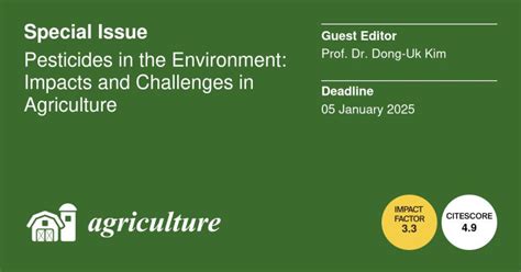 Agriculture Mdpi On Linkedin Specialissue Pesticides