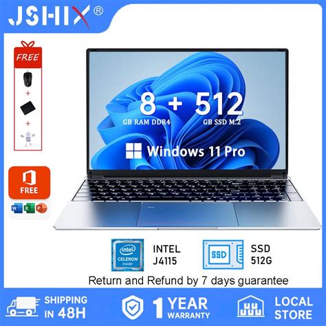 โน๊ตบุ๊ค Intel Celeron J4105 N4000 N5095 Ram 8 16gb Ssd 128 256 512gb