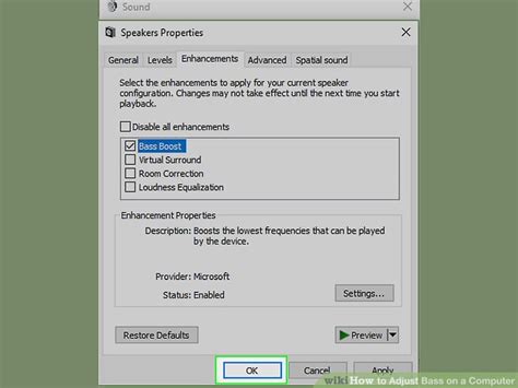 3 Ways To Adjust Bass On A Computer Wikihow