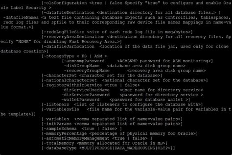 database creation assistant dbca complete reference [ocm lab