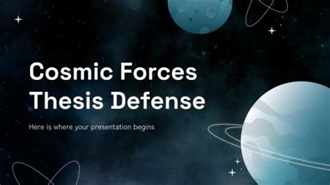 Cosmic Forces Thesis Defense Presentation