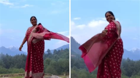 Watch Woman Fulfills Her ‘bollywood Dream By Dancing To Sridevis