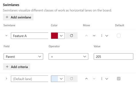 Mempercepat Pekerjaan Menggunakan Swimlane Azure Boards Microsoft Learn