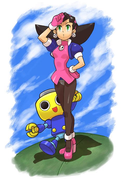 Tron Bonne And Servbot Mega Man And More Drawn By Marotea Danbooru
