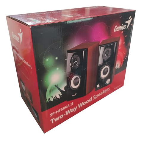 Parlante Genius SP-HF500A II Two-Way Wood Potencia: 16 Watts - Real Plaza