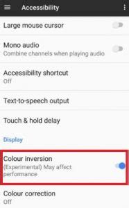 How To Turn On Color Inversion Google Pixel And Pixel XL