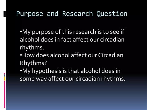 Powerpoint Presentation Circadian Rhythms Pptx