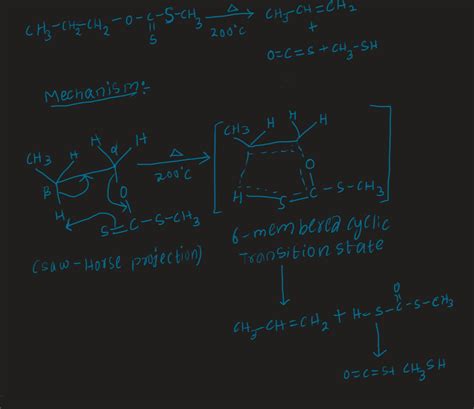 Organic Chemistry Does Ei Or Pyrolytic Elimination Reaction Undergo