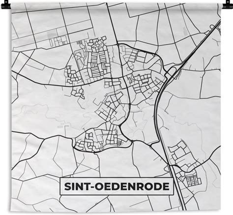 Wandkleed Wanddoek Plattegrond Sint Oedenrode Kaart