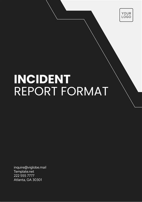 Free Theft Incident Report Template To Edit Online