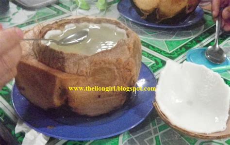 Sabah Food Roasted Coconut And Lokan Salut Liongirlblog