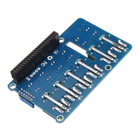 6CH 6 Way Relay Expansion Board Hat Support For Raspberry Pi A B 2B