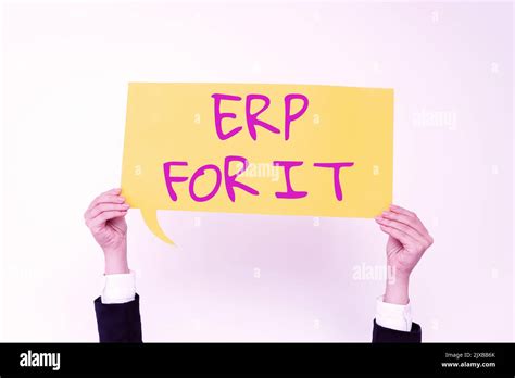 Text Showing Inspiration Erp For It Business Overview Enterprise