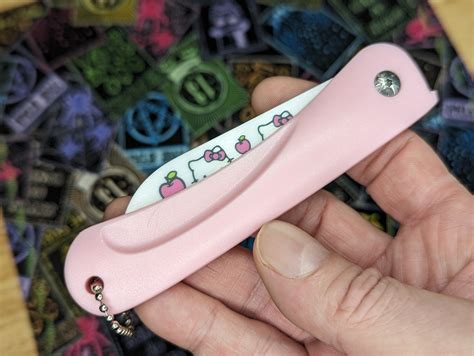 Hello Kitty Ceramic Blade Folding Knife Lightning Otf Knives