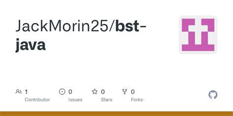 github jackmorin25 bst java