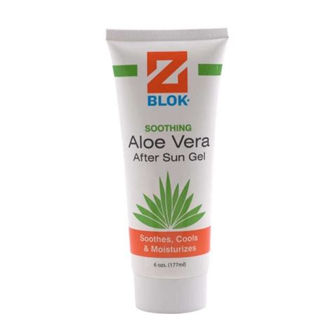 Z Blok Soothing Aloe Vera After Sun Gel Z Blok Sunscreen