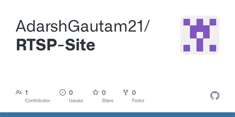 Github Adarshgautam21rtsp Site