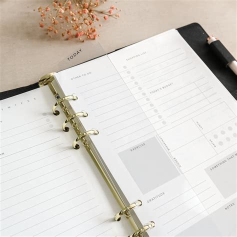 Ring Binder Organiser A5 Personal Planner Agendaplanner Etsy