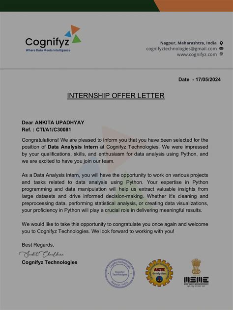 Ankita Upadhyay On Linkedin Cognifyztechnologies