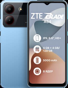 Мобільний телефон ZTE Blade A54 4/128GB Blue (1011467) – характеристики ...
