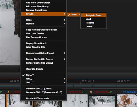 discovering processing workflow of davinci resolve