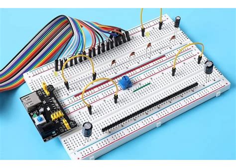 Беспаечная макетная плата 400 точек для Arduino STM32 NodeMCU Raspberry