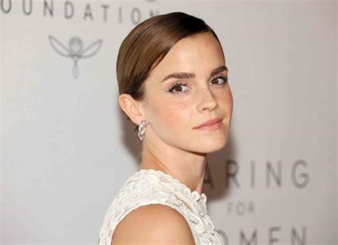 Emma Watson Paired A Bedazzled Cut Out Swimsuit With The Summers Most