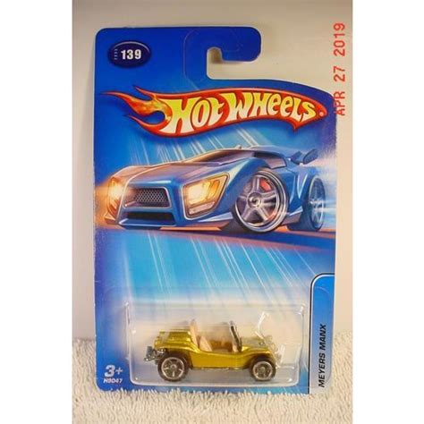 Meyers Manx Dune Buggy Gold Como5 164 139 2005 Hot Wheels Bp Wheels