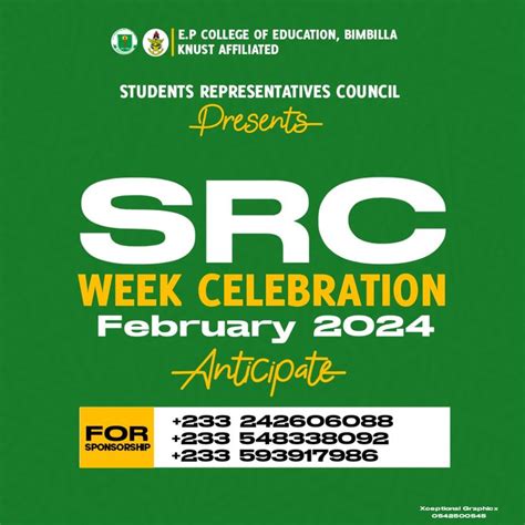 Src Week Celebration Flyer ในปี 2024