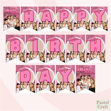 Ariana Grande Customized Banner Message Us Before You Order Price Is