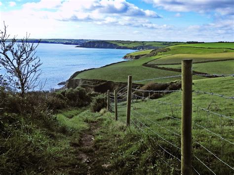 Mikes Cornwall South West Coast Path Walking From Trenarren Cornwall