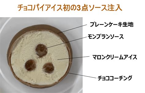 今だけ楽しめるチョコとモンブランの組み合わせ『チョコパイアイス ショコラモンブラン』が2月13日月より発売！ 札幌リスト