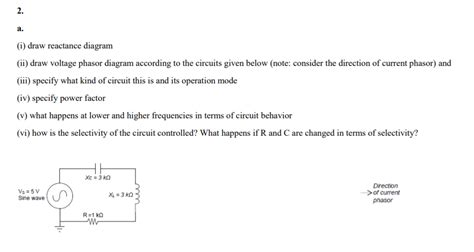 Solved A I Draw Reactance Diagram Ii Draw Voltage Chegg