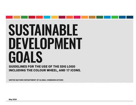 Guidelines For The Use Of The Sdg Logo Including The Colour Wheel And