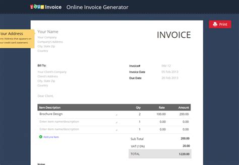 Best Free Invoice Generators Webfx Blog