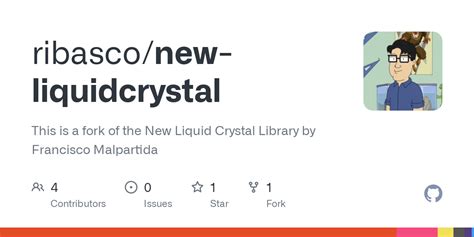 Github Ribasconew Liquidcrystal This Is A Fork Of The New Liquid Crystal Library By