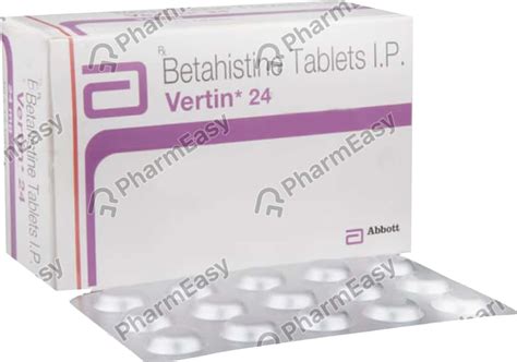 Vertin 24 Mg Tablet 10 Uses Side Effects Price And Dosage Pharmeasy