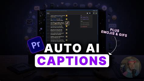 Premiere Pro Captions Made Easy With Ai And Emojis Brevidy Demo Youtube
